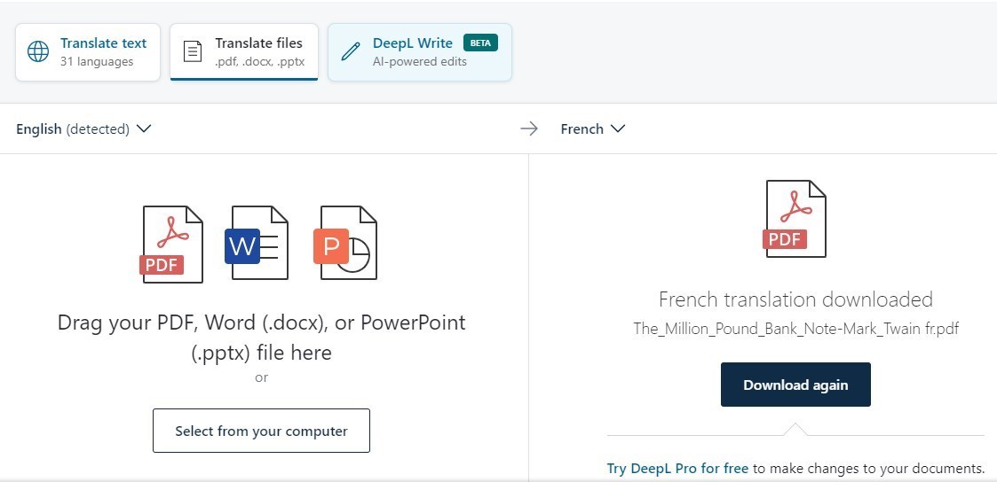 How to Translate a PDF File to Any Language with AI