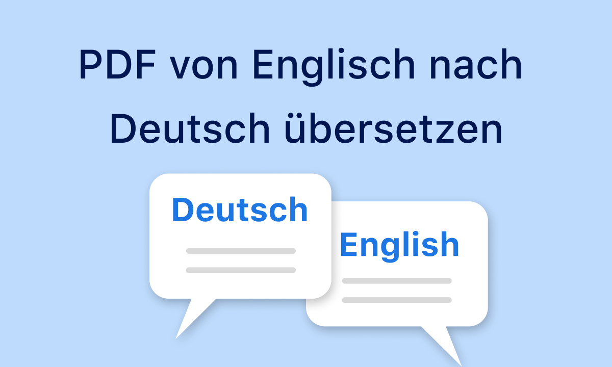 3 kostenlose Tools, um PDF vom Englischen ins Deutsche zu übersetzen