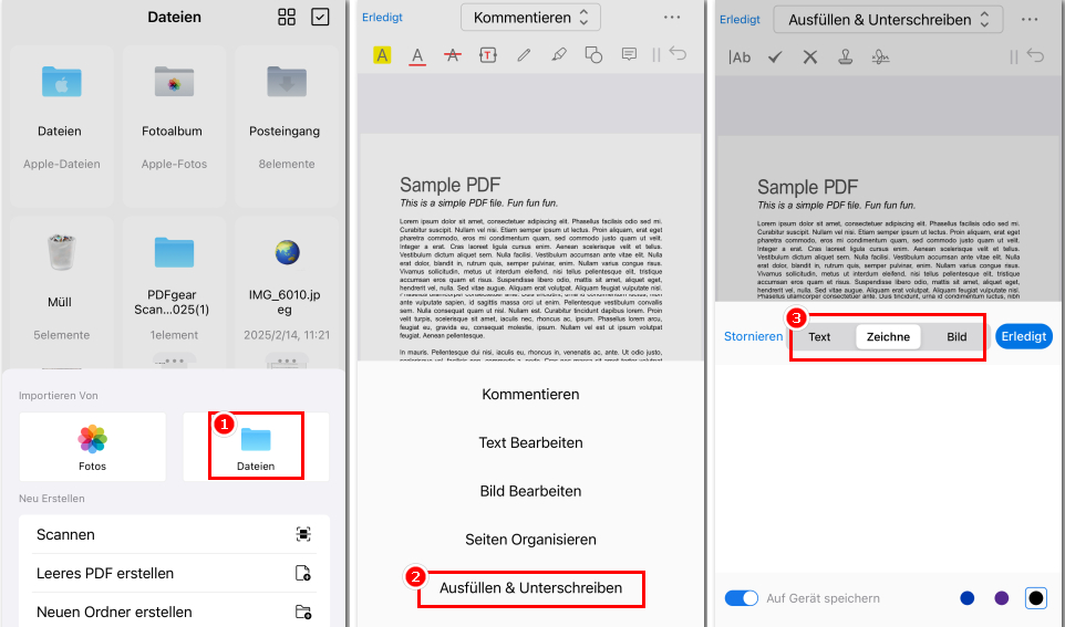 So signieren Sie ein PDF kostenlos auf jedem Gerät