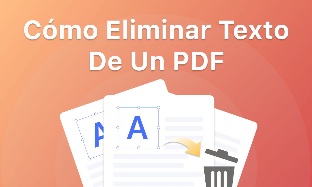 Cómo eliminar/borrar/eliminar texto en un PDF