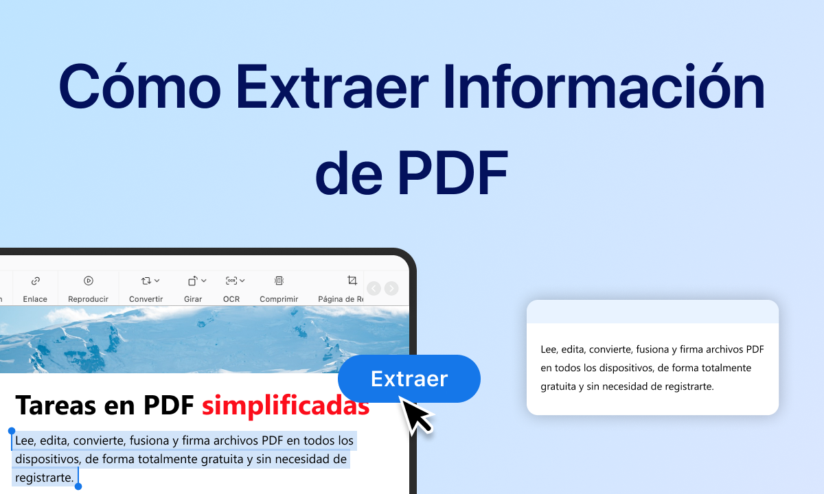 Cómo extraer información de un PDF [Texto, Datos, Página, Imagen]