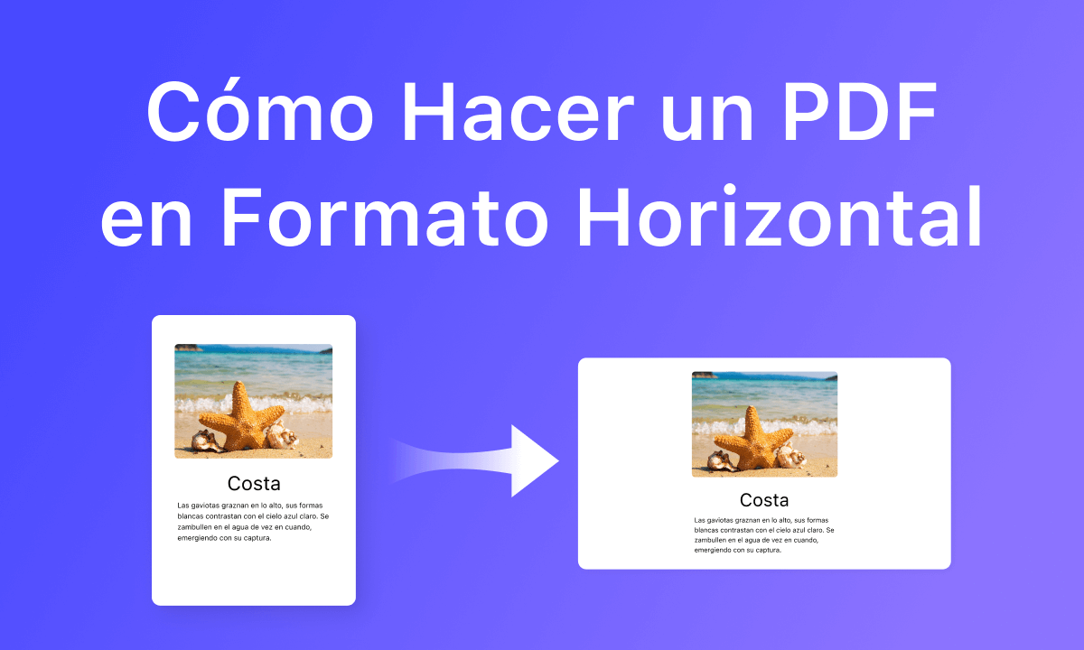 Plantilla De Documento Horizontal