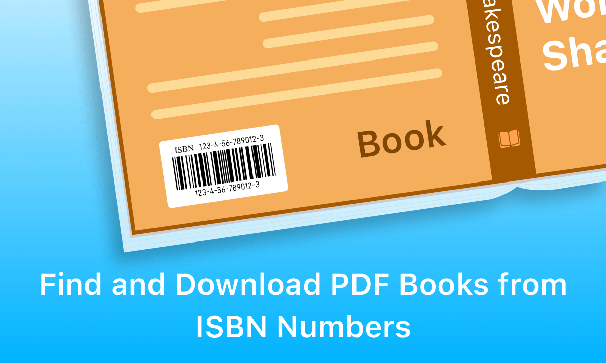 How to Find and Download PDF Books from ISBN Numbers