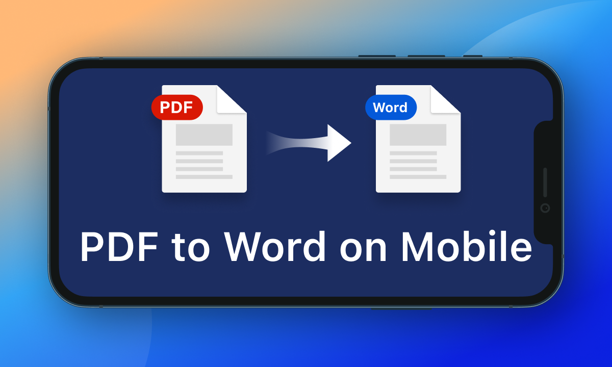 How to Convert PDF to Word in Mobile Phone for Free
