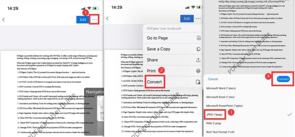 How to Convert PDF to JPG on iPhone in 4 Ways