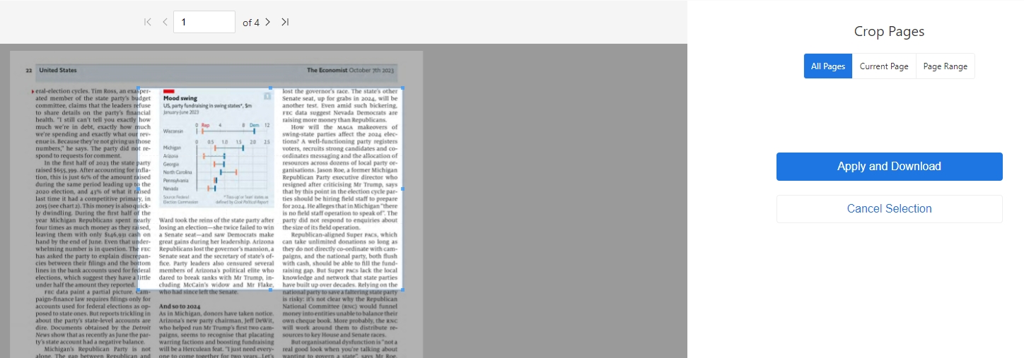 How to Crop PDF Using Sejda PDF Tool