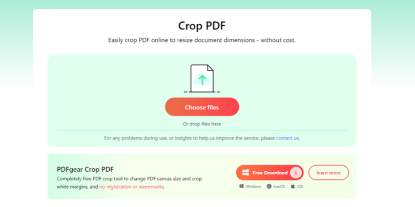 How to Crop PDF Using Sejda PDF Tool