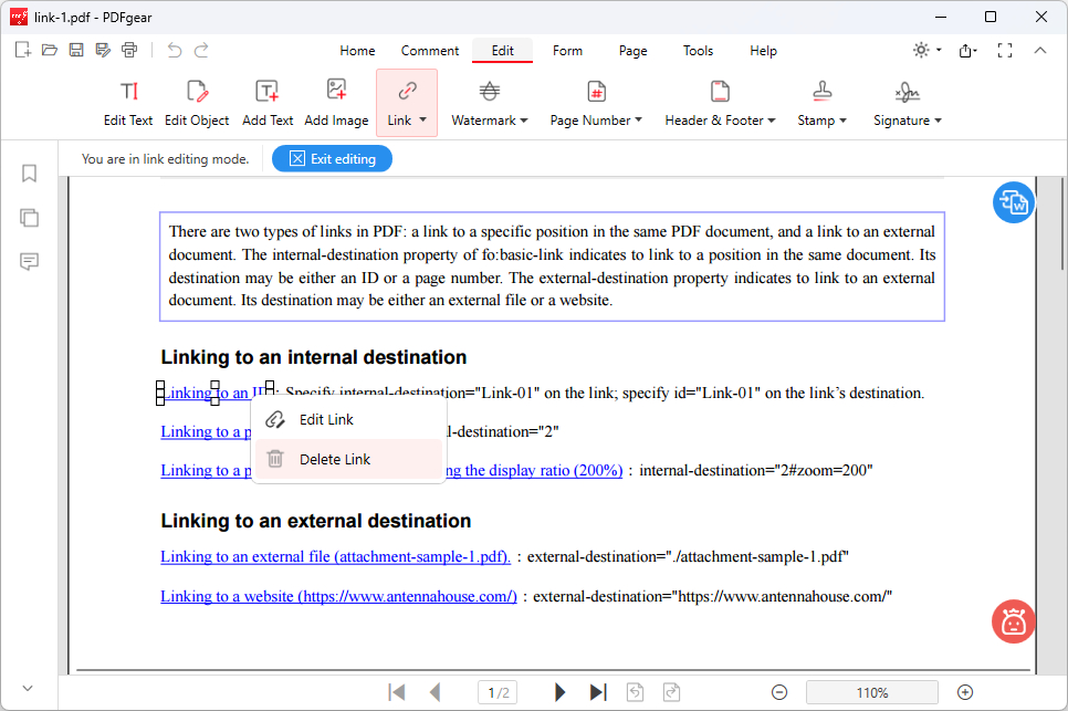 How to Remove Links from a PDF for Free