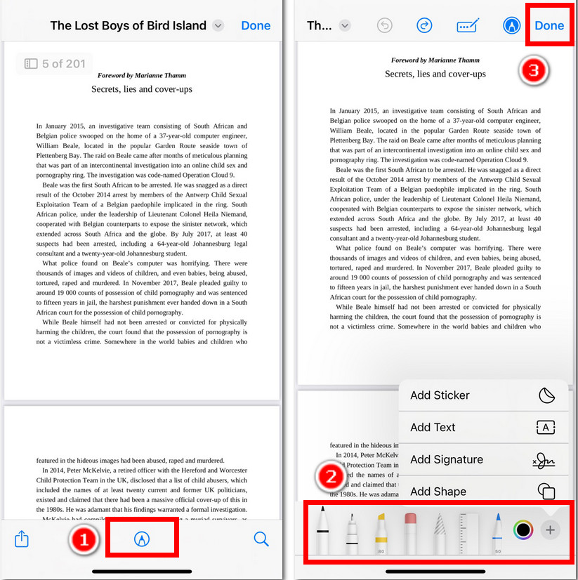 Edit PDF on iPhone and iPad in 3 Free Methods