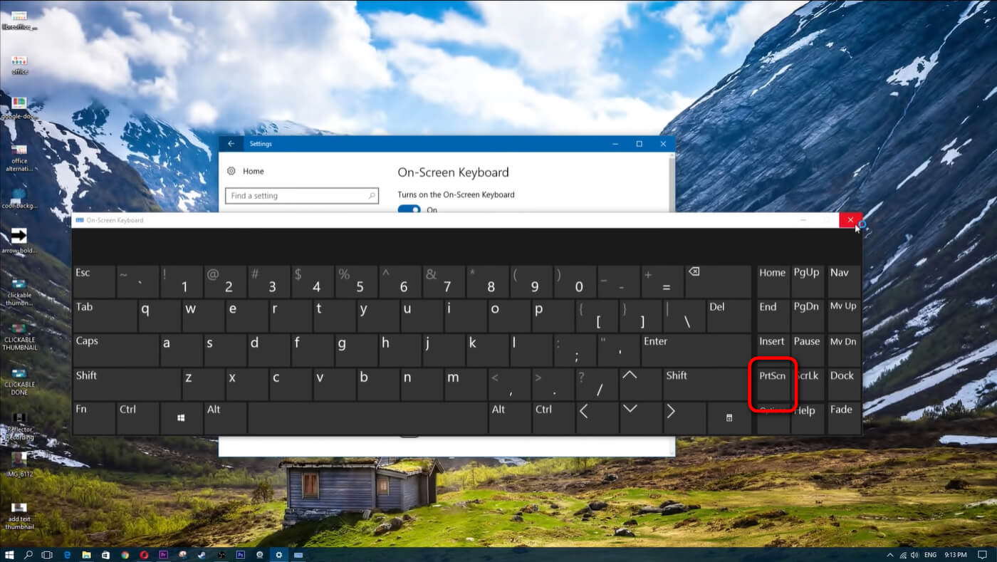 How to Screenshot on ASUS Laptop without PrtScn/Software