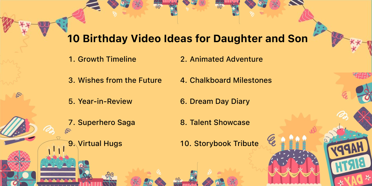 70 Heart-Touching Birthday Video Ideas for Families and Friends