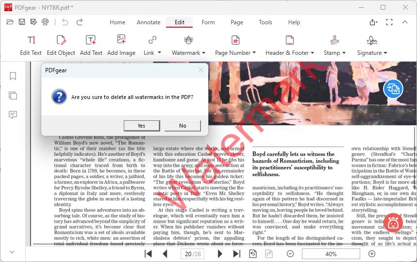 Add Watermark to PDF | User Guide